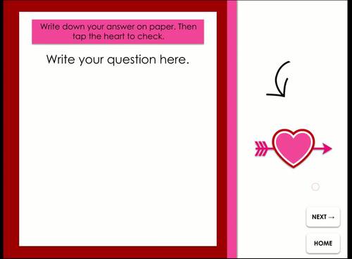 Google Slides PPT Game Template | Editable Self-Checking | Cupid's Hearts