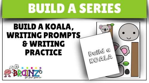 Build a Koala Craft | Letter K Animal Activity | Writing Prompts ...