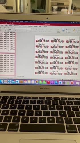 EDITABLE notebook and folder labels (Avery Labels 8160) by Kids are the Key