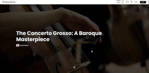 Baroque Concerto Grosso Emergency No Prep Music Lesson NO LOGIN eLearning