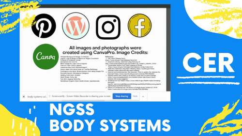 Claim Evidence Reasoning Worksheet CER NGSS Body Systems | TPT