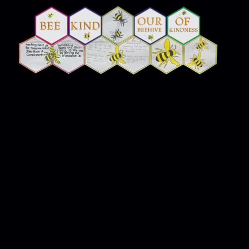 "BEE KIND" Collaboration Project | Fun Kindness Bulletin Board Idea!