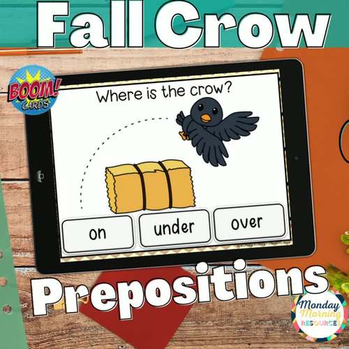 Fall Preposition Where is the Squirrel Boom Cards™ for Kindergarten ...
