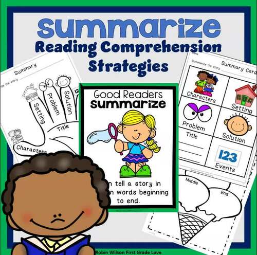 Summarizing Reading Strategies by Robin Wilson First Grade Love | TPT