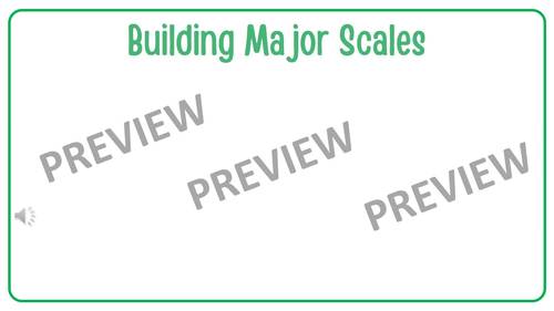How To Build Major Scales - PowerPoint, 18 Print & Go Worksheets ...