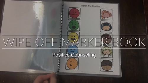 Dry Erase Book: Identifying & Exploring Feelings by Positive Counseling