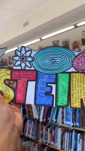 Albert Einstein Biography Activity, Pi Day, Famous Scientists Project ...