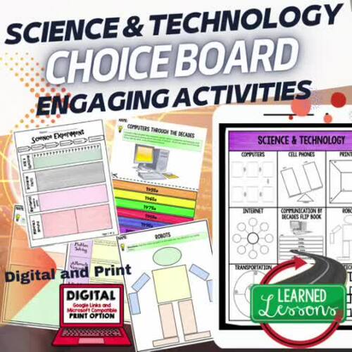 Ecology Activities Choice Board Life Science Choice Board | TPT