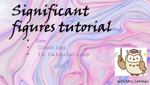 Significant Figures Video by MonPat Science | TPT