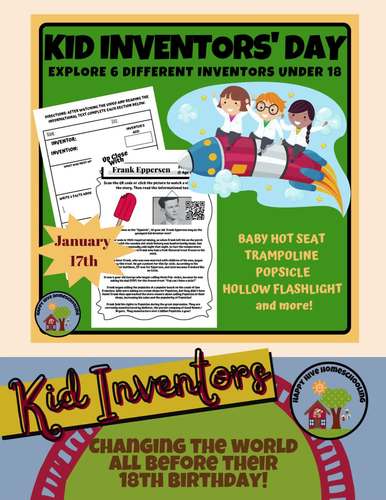 Informational Text Activity - Kid Inventors Day January 17th | TPT