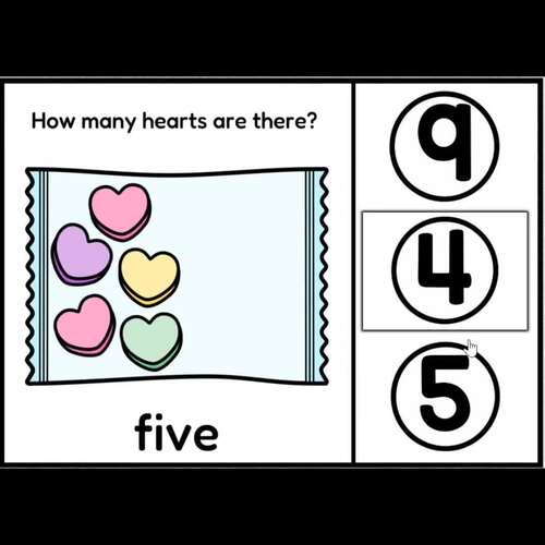 Heart Counting Boom Cards™ | Number Recognition 0–20 | Digital Resources