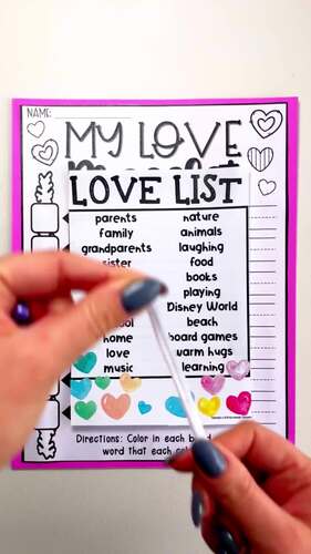 Valentine's Day Activity Bracelets - February Activity of Love Craft ...