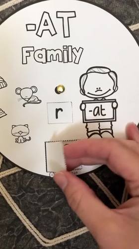 Word Family Spinning Wheels by Mrs Lerner | TPT