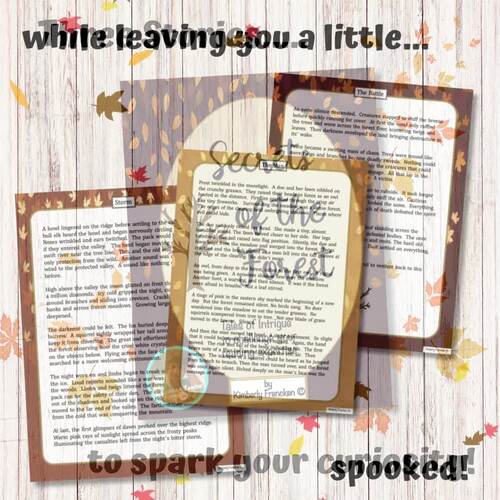 High School Fiction Reading Comprehension Stories: Multiple Choice ...