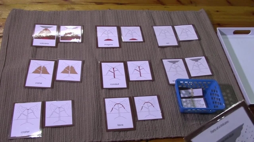 Montessori Parts of a Volcano Three part Cards (Abstract) by Montessori ...