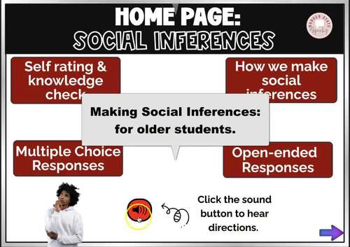 Boom™ Cards Making Social Inferences Inferencing Middle High School