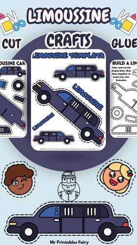 Limousine Craft Vehicles and Transportation Crafts | Car Bulletin Board ...