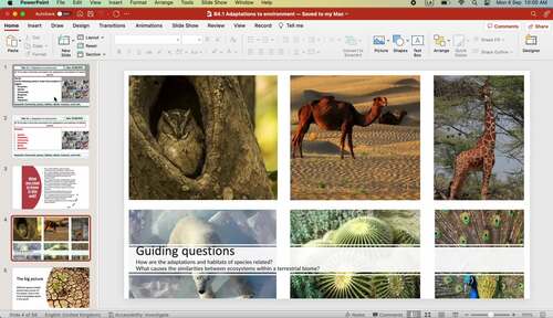 IB Biology: B4.1 Adaptation to environment (first exams in 2025)