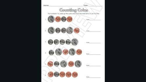 Counting Coins - U.S. Money by KatieBeee | TPT