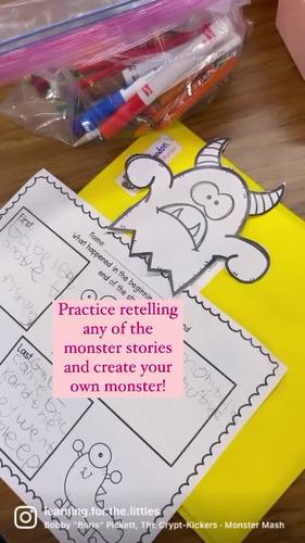 Hey! That's My Monster Fall/Halloween Read Aloud Seesaw and Printable ...