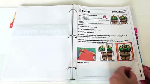 Corn Activities Preschool by ClubbhouseKids | TPT