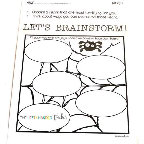 Halloween Writing Project: Facing Fears by Elena Weiss The Left-Handed ...