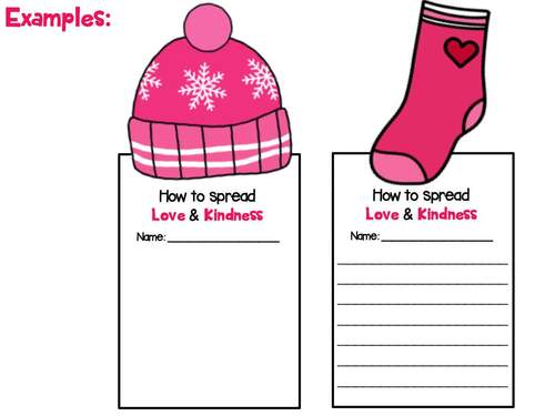 Valentine's Day Kindness (Social-Emotional) Writing Templates and ...