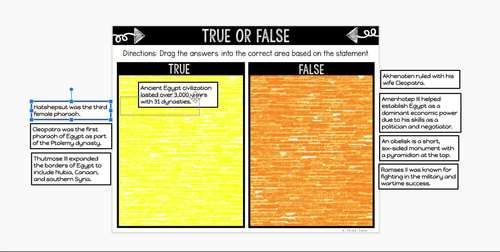 Ancient Egypt DIGITAL Interactive Notebook | Choice Board | King Tut