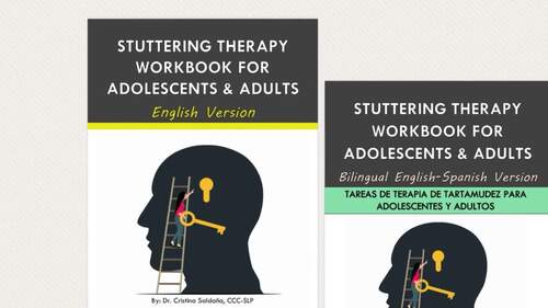 Stuttering Therapy Workbook for Adolescents & Adults: Bilingual-Spanish ...