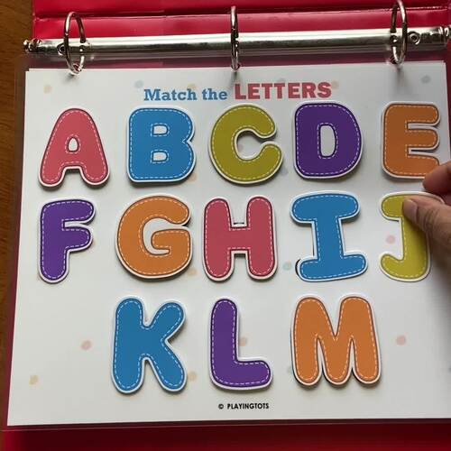 Alphabet Match, Numbers Match, Preschool Activities, PreK, Toddler Busy ...