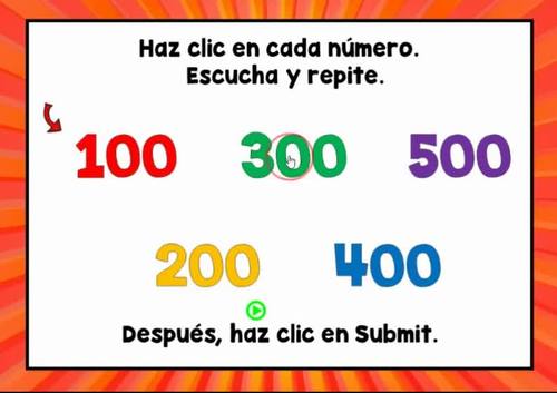 Spanish Numbers 1000-1,000,000, Boom Cards, Los números, Numbers Task Cards