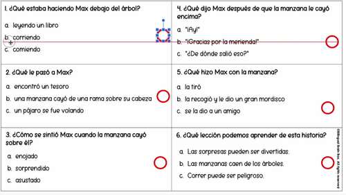 Sequence of events in Spanish - Secuencia de eventos -Lecturas Segundo ...