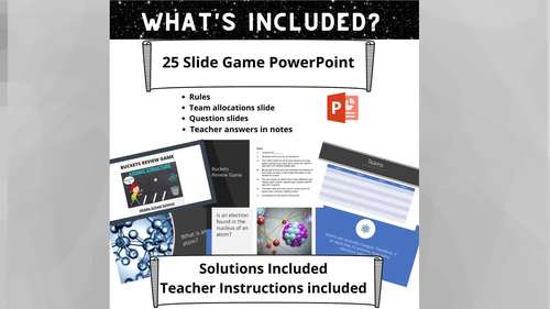 Atomic Structure - Epic Buckets Revision Game Science Chemistry!