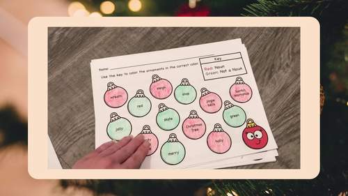 Christmas Nouns Worksheets / Types of Nouns, Common/Proper Nouns, Noun ...