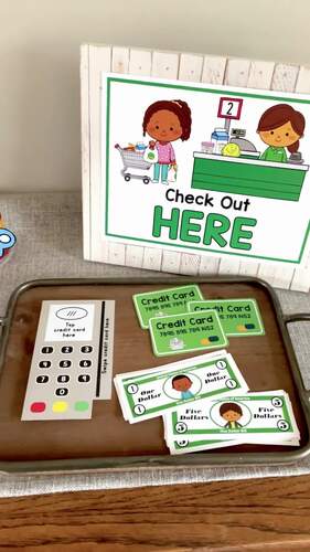 Grocery Store Pretend Play Printables by Confetti Crate | TPT