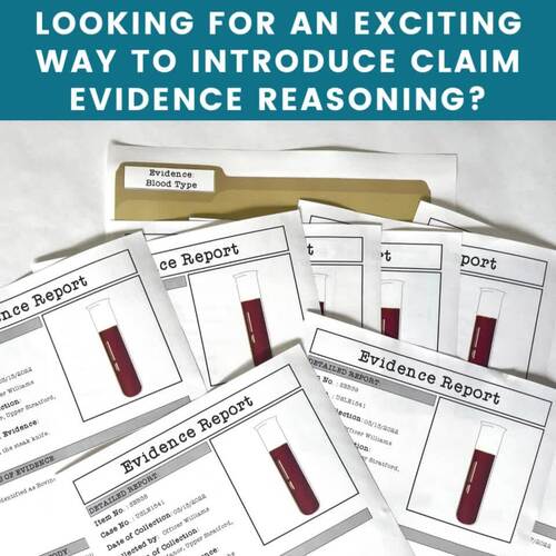 CER practice claim evidence and reasoning Activity Forensic Science CER ...