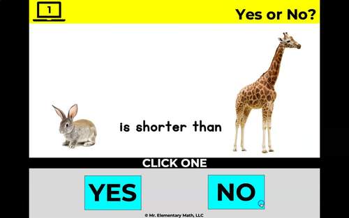 Kindergarten Measurement Digital Math Games | Distance Learning | TPT