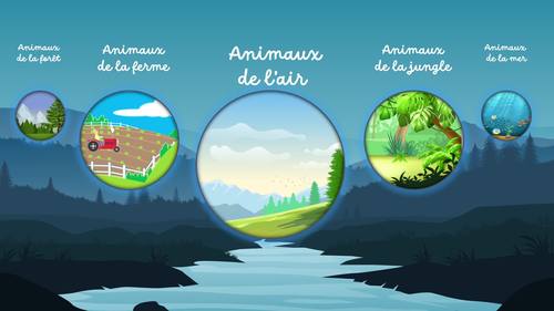 Can you see the animal? French vocabulary ppt game by Gamified Teachers