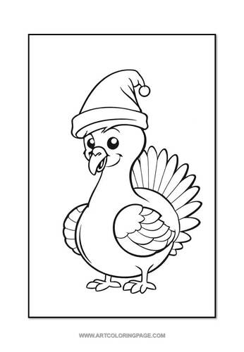 Gobble Up the Fun with Turkey Coloring Pages Vol. 1! by Coloringfy