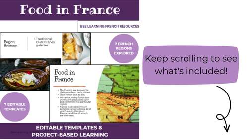 French Regional Cuisine & Cultural Inquiry • Food Unit, Flipbook ...