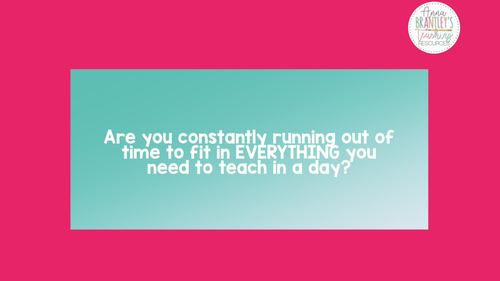 First Grade PAPERLESS Grammar Talks- A YEARLONG BUNDLE by Anna Brantley