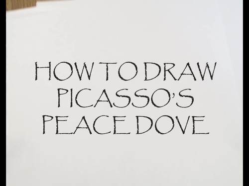 Pablo Picasso's PEACE DOVE: Mixed Media Art Project for Kids | TPT