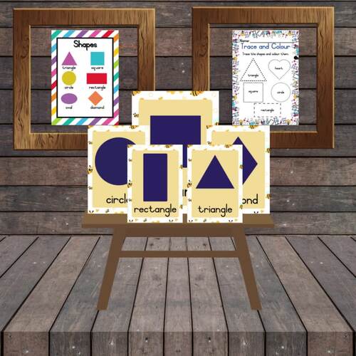 Shapes classroom posters and activities by Gizelle Geyer | TPT