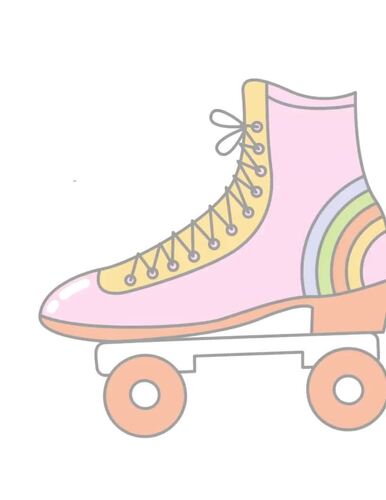 Back To School Bulletin Board Set: Retro Disco and Skating Boarder and Kit