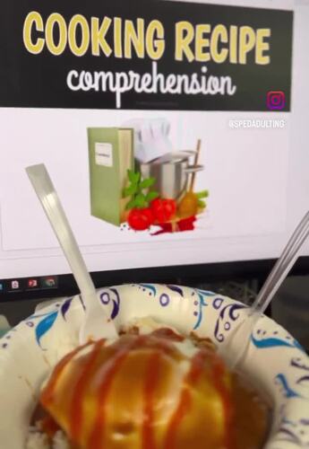 Recipe Comprehension Worksheet & Google Slides | TPT