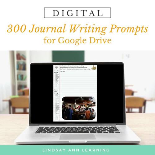 300 Digital Journal Photo Writing Prompts - Middle School Writing Prompts