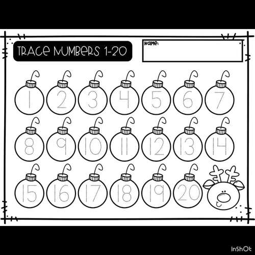 December Math for Kindergarten {Add + Subtract + Write Numbers to 20 ...