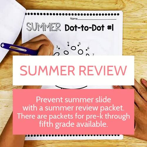 Summer Packets | Pre-K through 5th Grade Summer Review Bundle | TPT