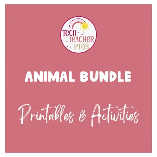 Animal Bundle with features characteristics and habitats by Tech Teacher Pto3