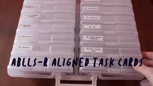 ABLLS-R Aligned Task Card MEGA BUNDLE by The Autism Helper | TPT